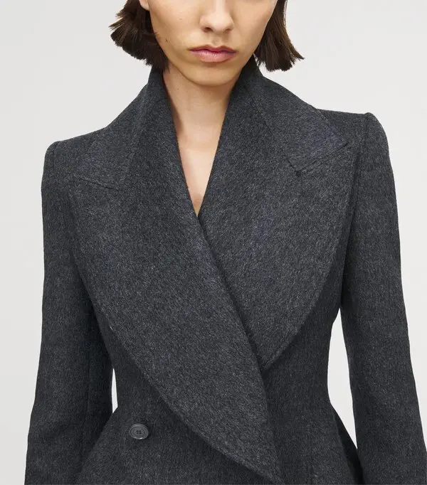 Alexander McQueen Wool Double-breasted Coat