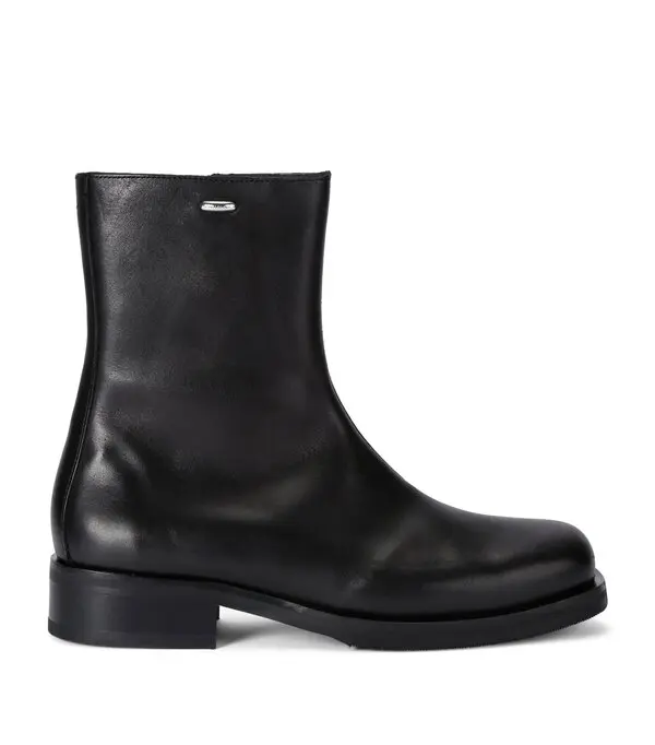 Our Legacy Leather Camion Ankle Boots