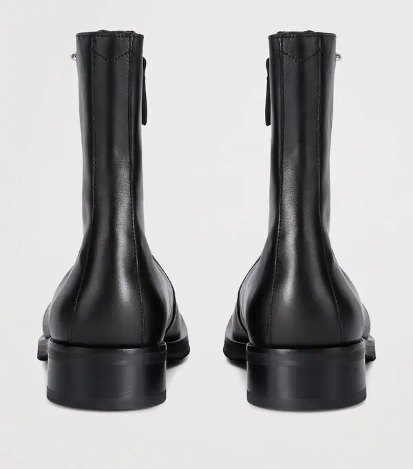Our Legacy Leather Camion Ankle Boots