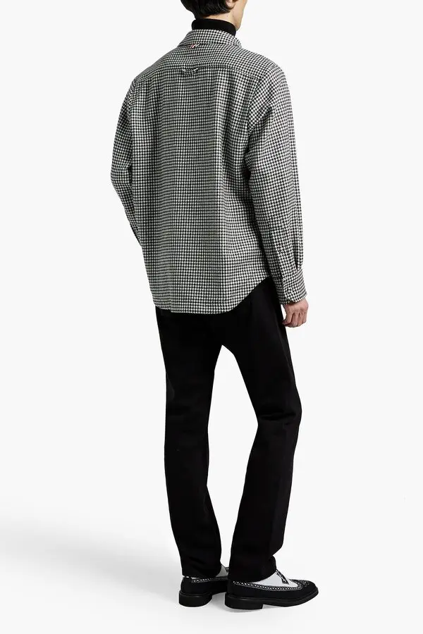 Thom Browne Houndstooth Cotton Overshirt