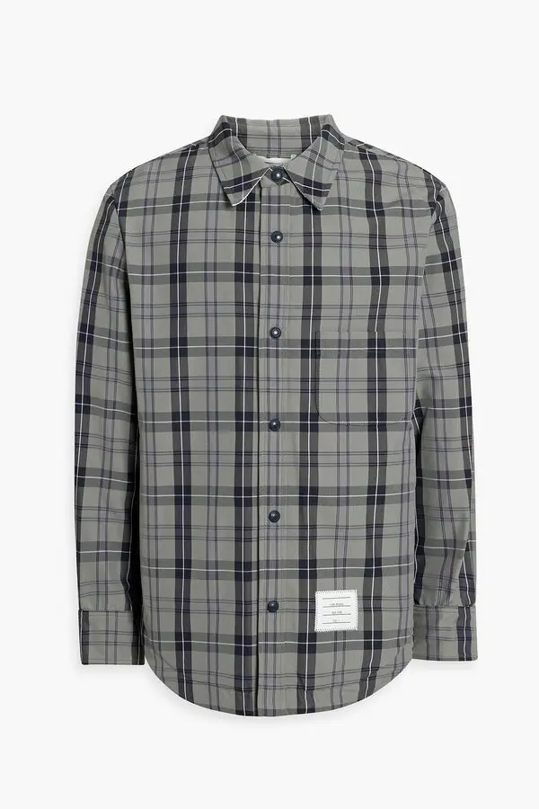 Thom Browne Checked Cotton Overshirt