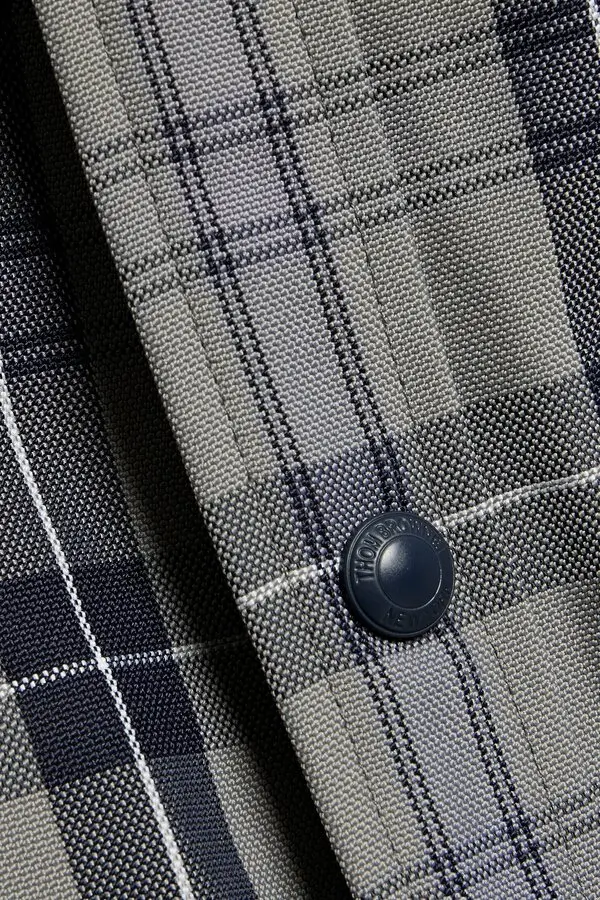 Thom Browne Checked Cotton Overshirt