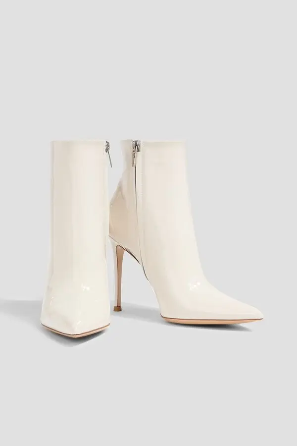 GIANVITO ROSSI Avril Ankle Boots - Off-white