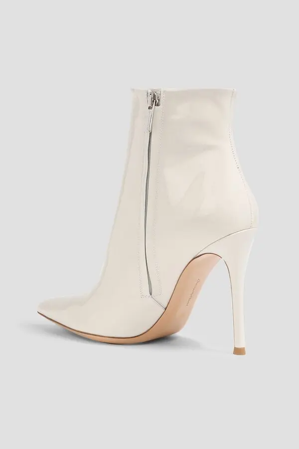 GIANVITO ROSSI Avril Ankle Boots - Off-white