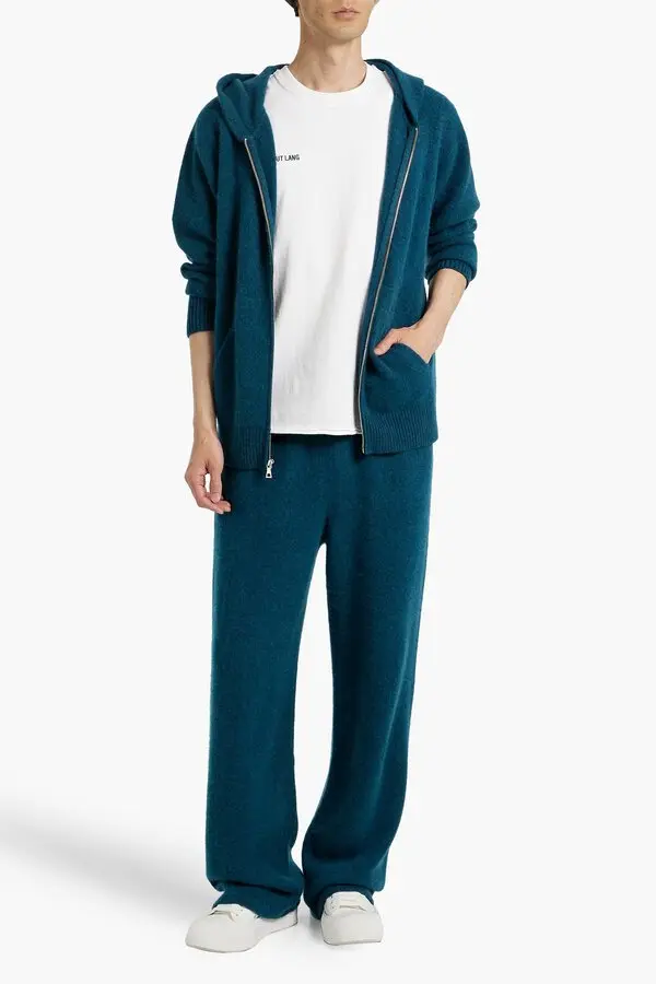 THE ELDER STATESMAN Cashmere Sweatpants - Petrol