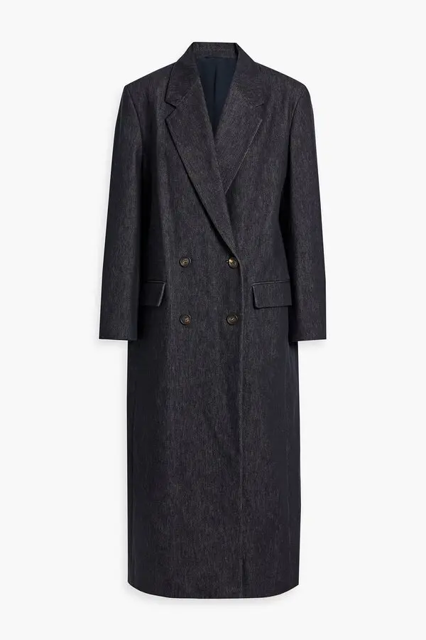 Brunello Cucinelli Double-breasted Denim Coat