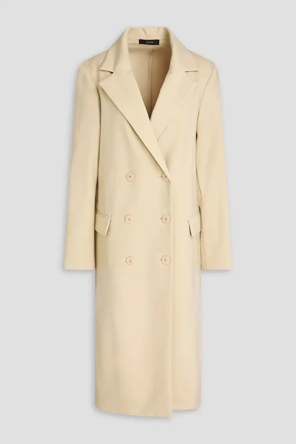 JOSEPH Chantin Double-breasted Wool-blend Twill Coat