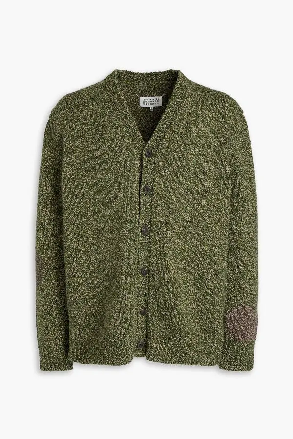 MAISON MARGIELA Marled Wool And Alpaca-blend Cardigan