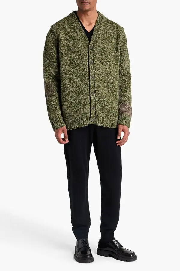 MAISON MARGIELA Marled Wool And Alpaca-blend Cardigan