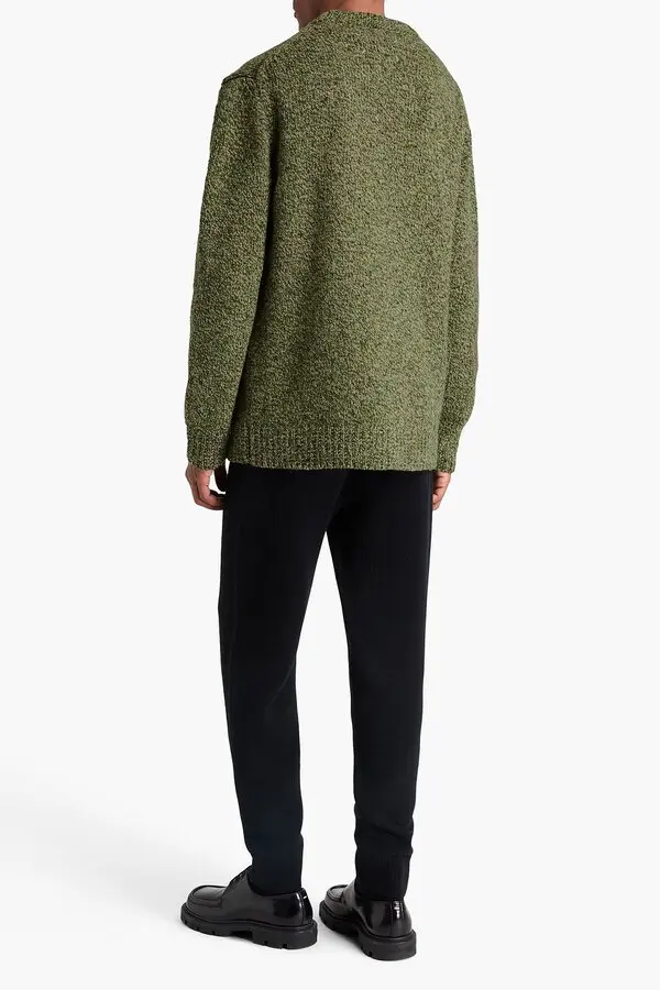 MAISON MARGIELA Marled Wool And Alpaca-blend Cardigan