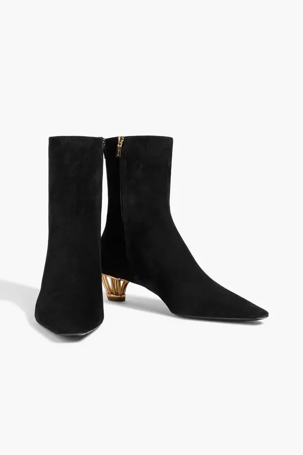 FERRAGAMO Mirta 40 Suede Ankle Boots