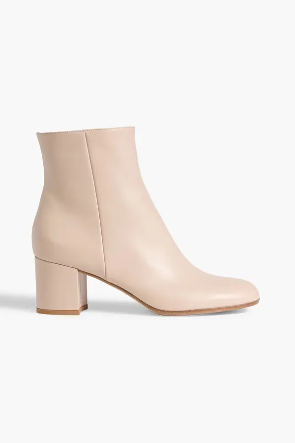 GIANVITO ROSSI Margaux Leather Ankle Boots