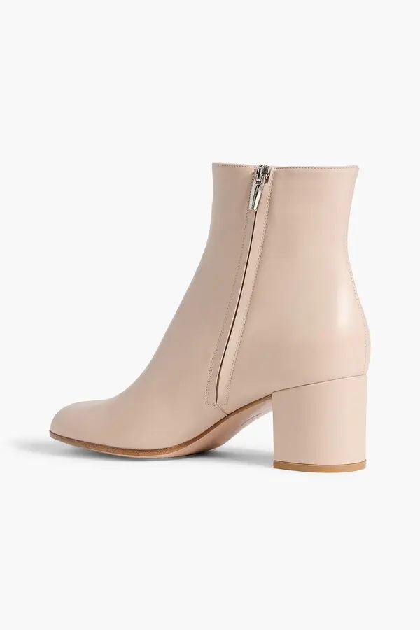 GIANVITO ROSSI Margaux Leather Ankle Boots