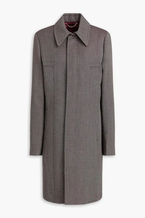 Victoria Beckham Wool-jacquard Coat