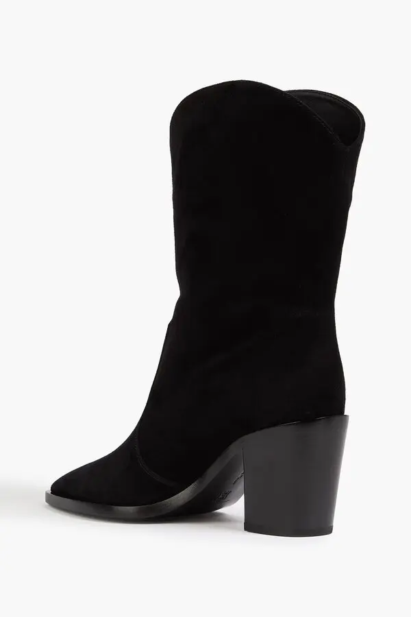 GIANVITO ROSSI Denver Suede Cowboy Boots