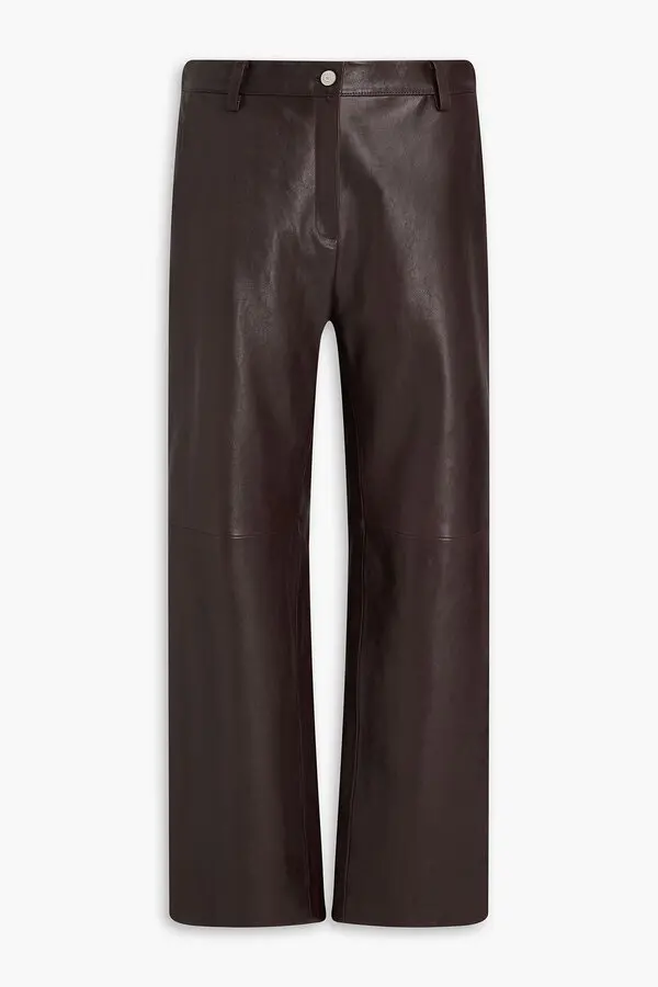 Magda Butrym Leather Straight-leg Pants