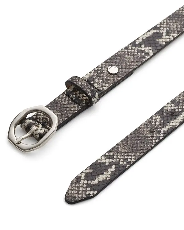 Rag & Bone Audrey Snake Embossed Belt