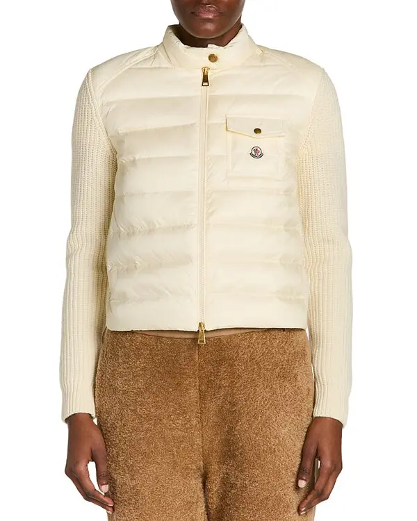 Moncler Cardigan Jacket - Natural