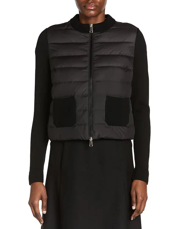 Moncler Cardigan Jacket - Black