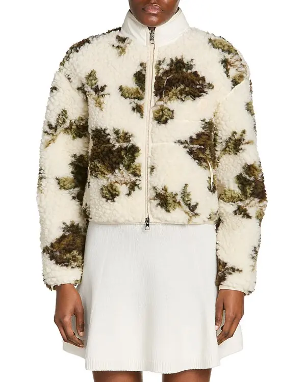 Moncler Zip-up Teddy Cardigan Jacket - Miscellane