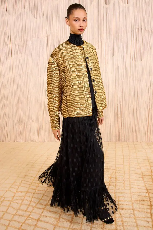 Ulla Johnson Veeda Metallic Jacket