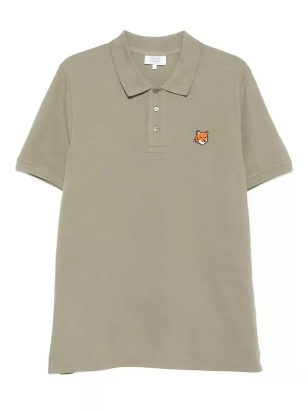 Maison Kitsuné Fox-head Embroidered Polo Shirt
