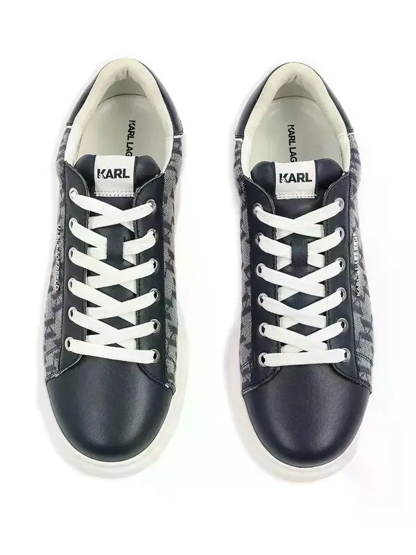 Karl Lagerfeld Monogram Jacquard Sneakers