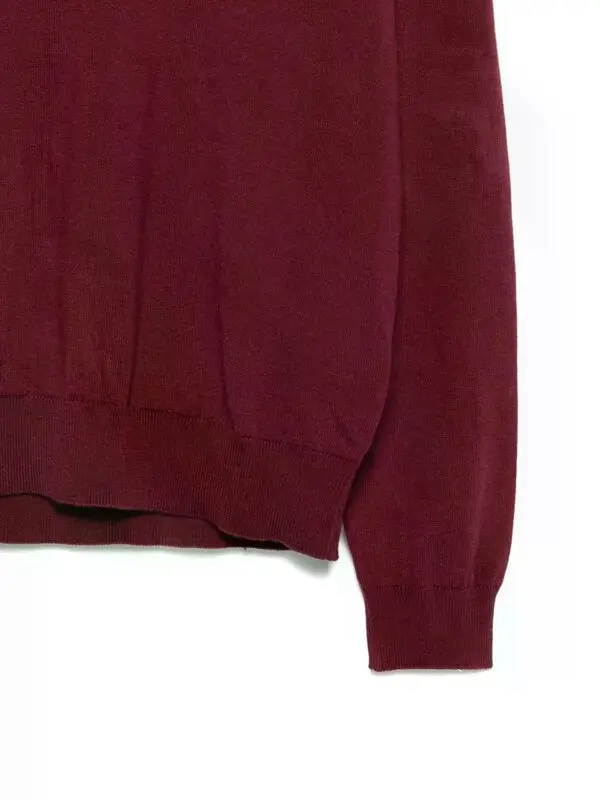 BOSS Turtleneck Wool Sweater - Red