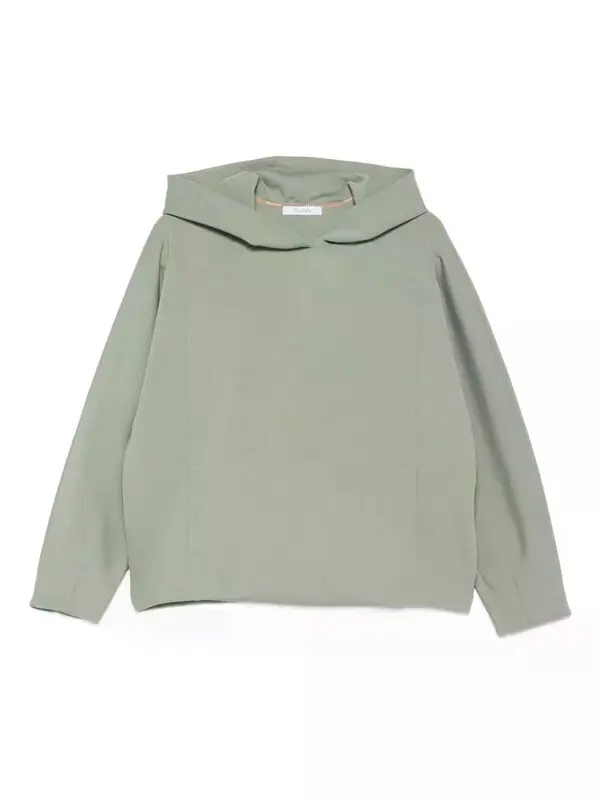 Max Mara Paneled Long-sleeve Hoodie