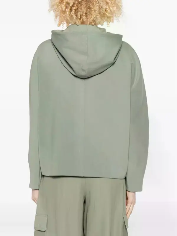 Max Mara Paneled Long-sleeve Hoodie