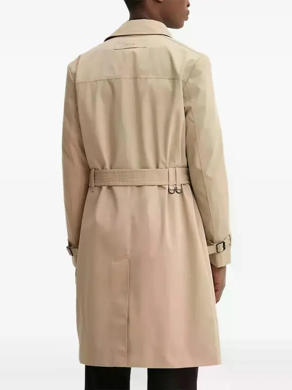 Hugo Double-breasted Belted Trench Coat