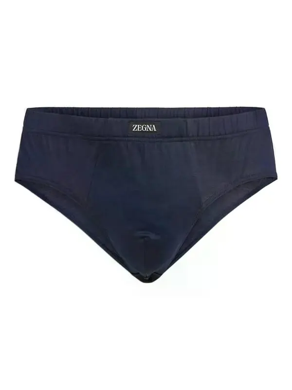 Zegna Cotton Briefs - Blue