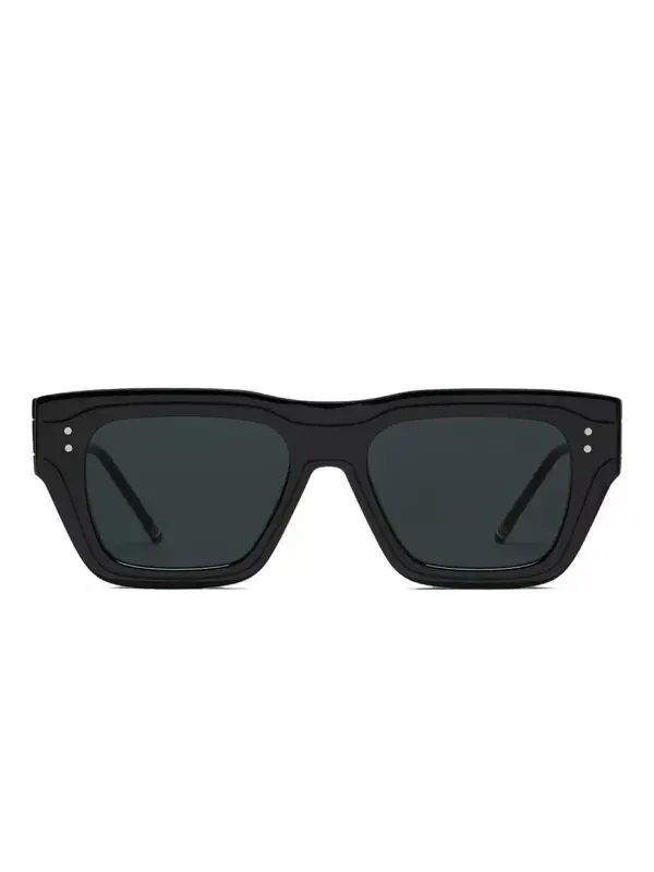 Thom Browne Rectangle-frame Sunglasses - Black
