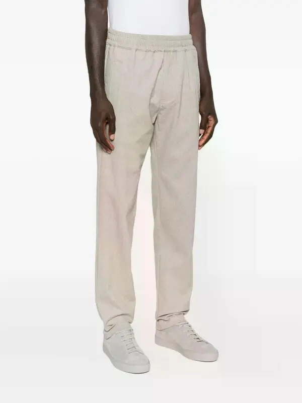 Eleventy Elastic-waistband Trousers