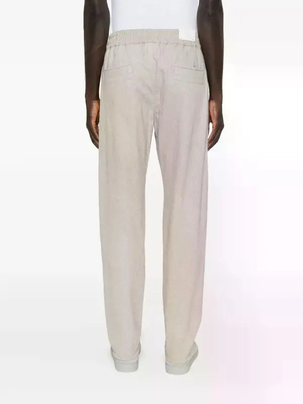 Eleventy Elastic-waistband Trousers