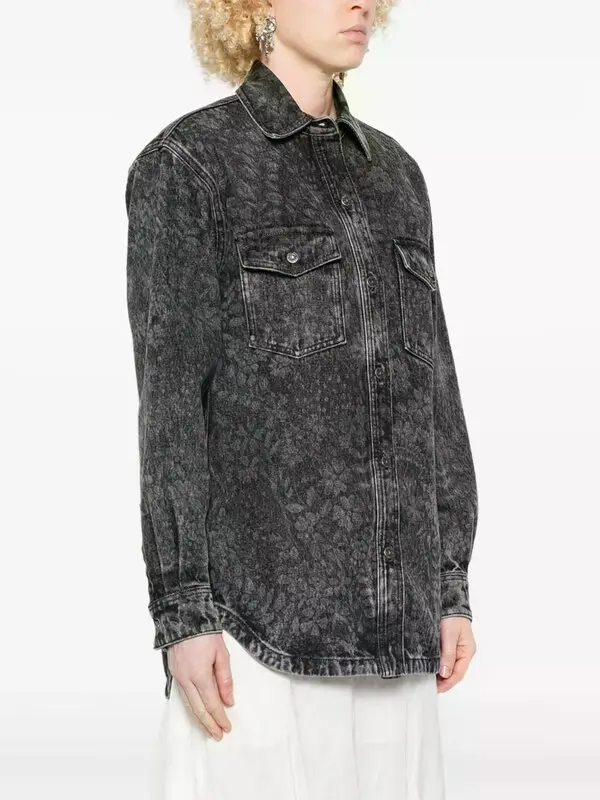 GOLDEN GOOSE Brushed-effect Shirt