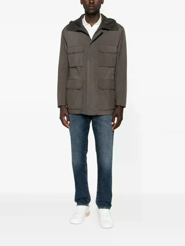 Emporio Armani Multi-pocket Hooded Jacket