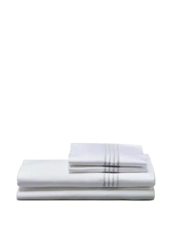 Thom Browne 4-bar Sheet Set - White