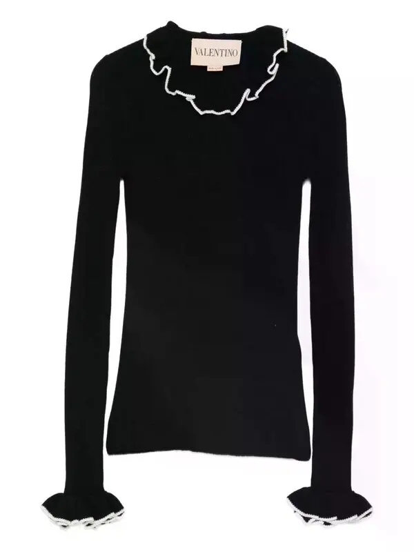 Valentino Garavani Wool Sweater - Black