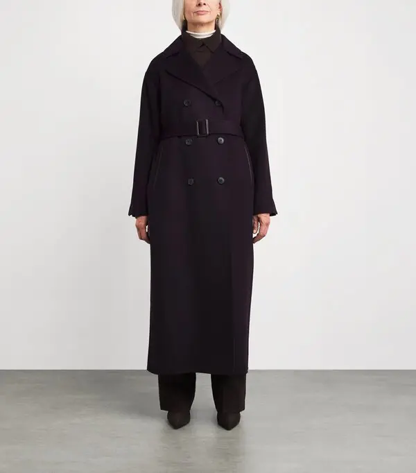 YVES SALOMON Wool-cashmere Double-breasted Coat