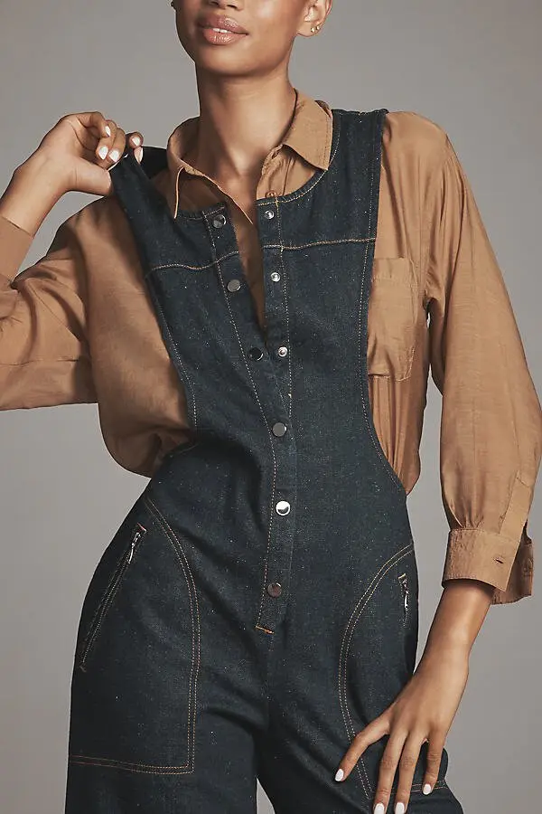 Maeve Button-front Jumpsuit