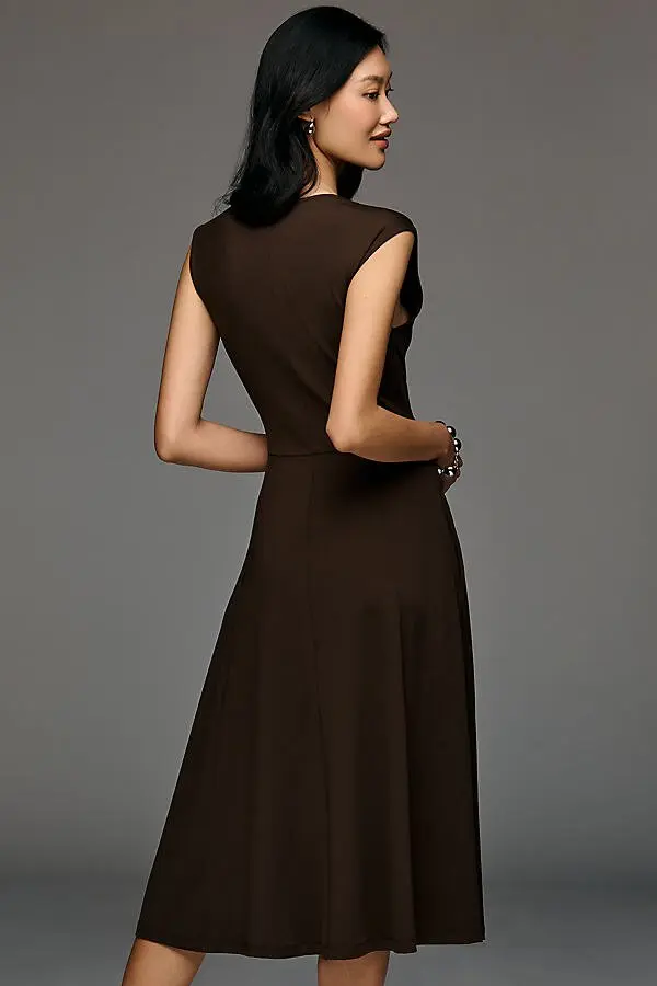 Maeve Sabe Knit Midi Dress - Java