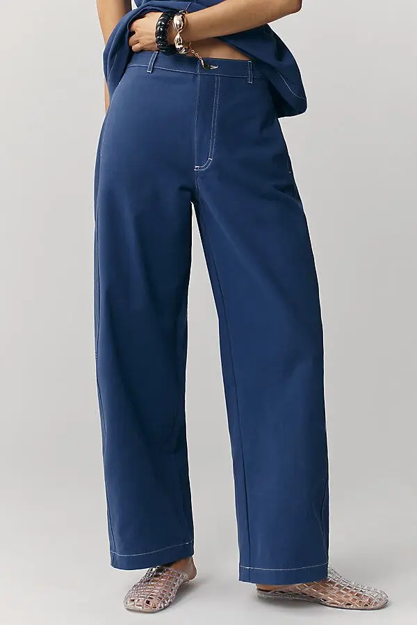 Maeve Curve Puddle Pants
