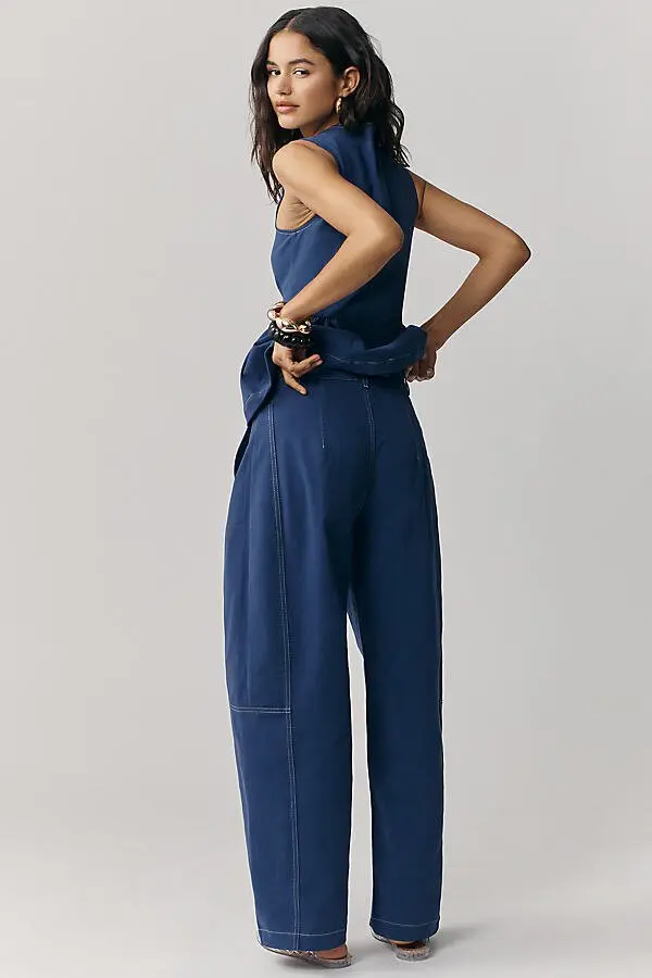 Maeve Curve Puddle Pants