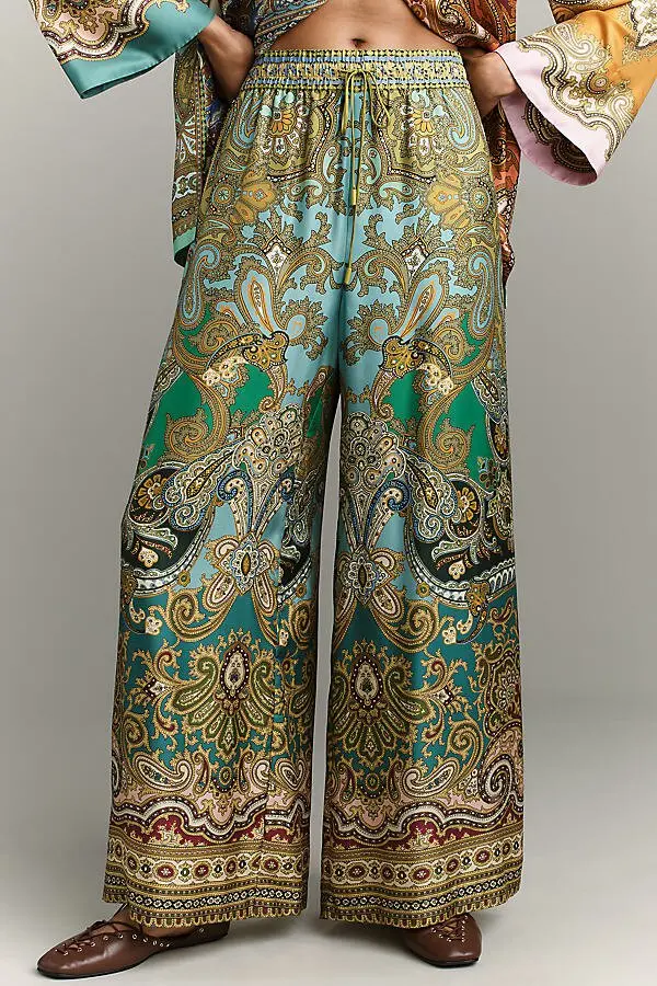 ALEMAIS Clemenza Silk Pants