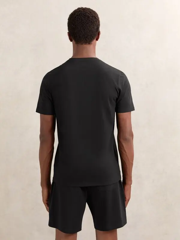 REISS Flex Stretch-cotton Slim-fit T-shirts 2 Pack