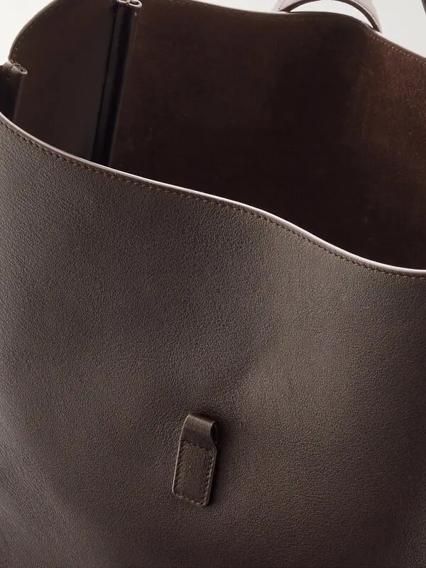 Saint Laurent Le 5 À 7 Large Shoulder Bag - Brown