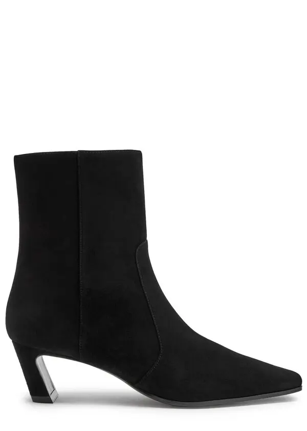 STUART WEITZMAN Stassi 50 Suede Ankle Boots