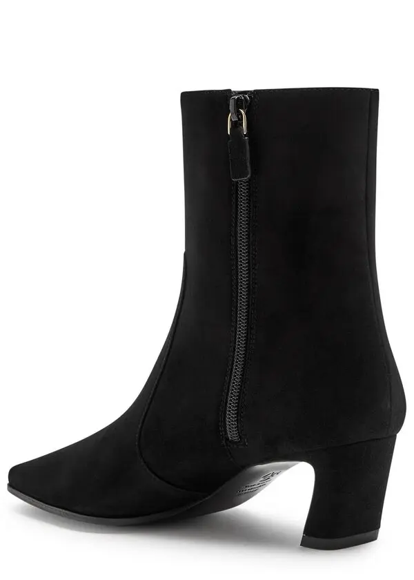 STUART WEITZMAN Stassi 50 Suede Ankle Boots