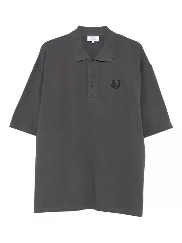 Maison Kitsuné Fox-head Embroidered Polo Shirt